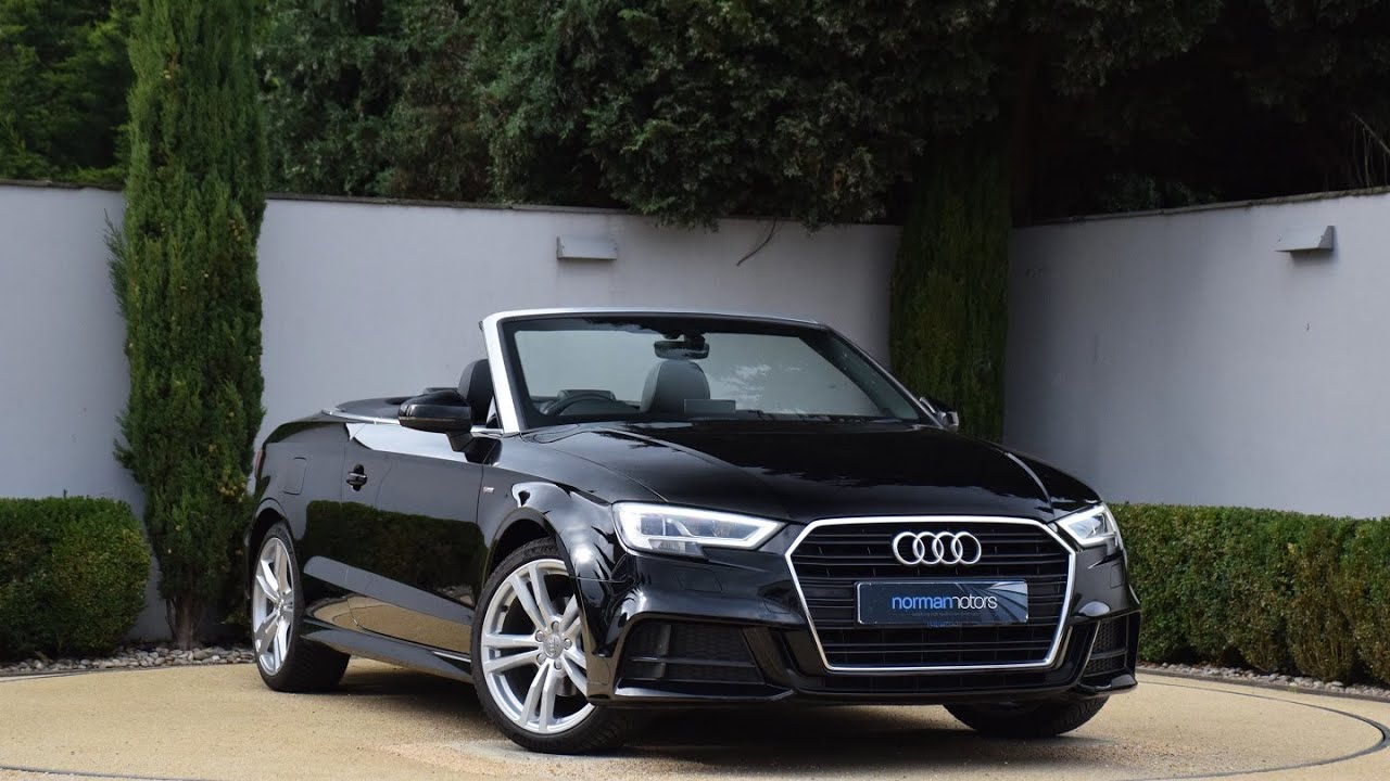 Audi A3 TFSi S Line Cabriolet offered by Norman Motors, Dorset - YouTube