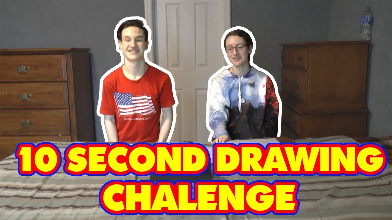10 SECOND DRAWING CHALLENGE!!! - YouTube