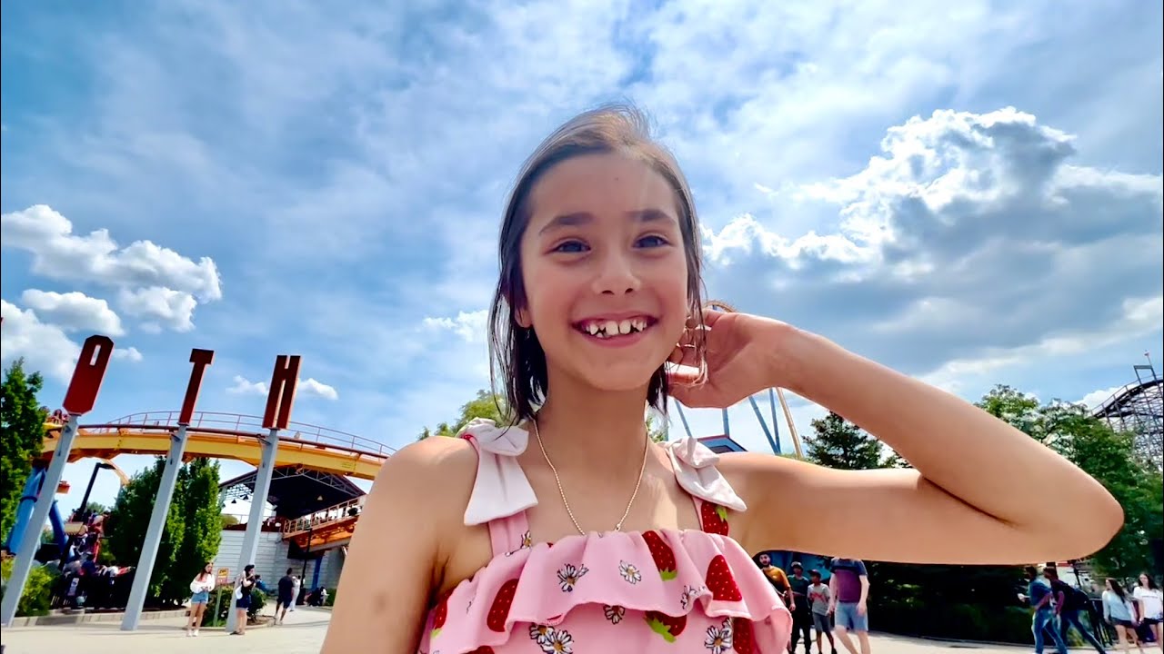 Sofia in Wonderland - the craziest scariest ride she has ever been on Behemoth Rollercoaster ...