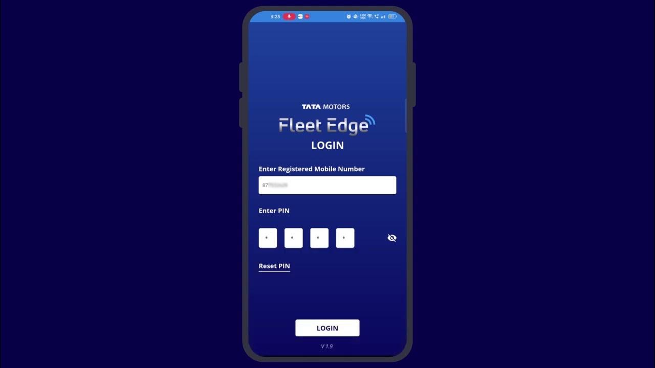Tata Motors | Fleet Edge “Driver Application” Tutorial - YouTube