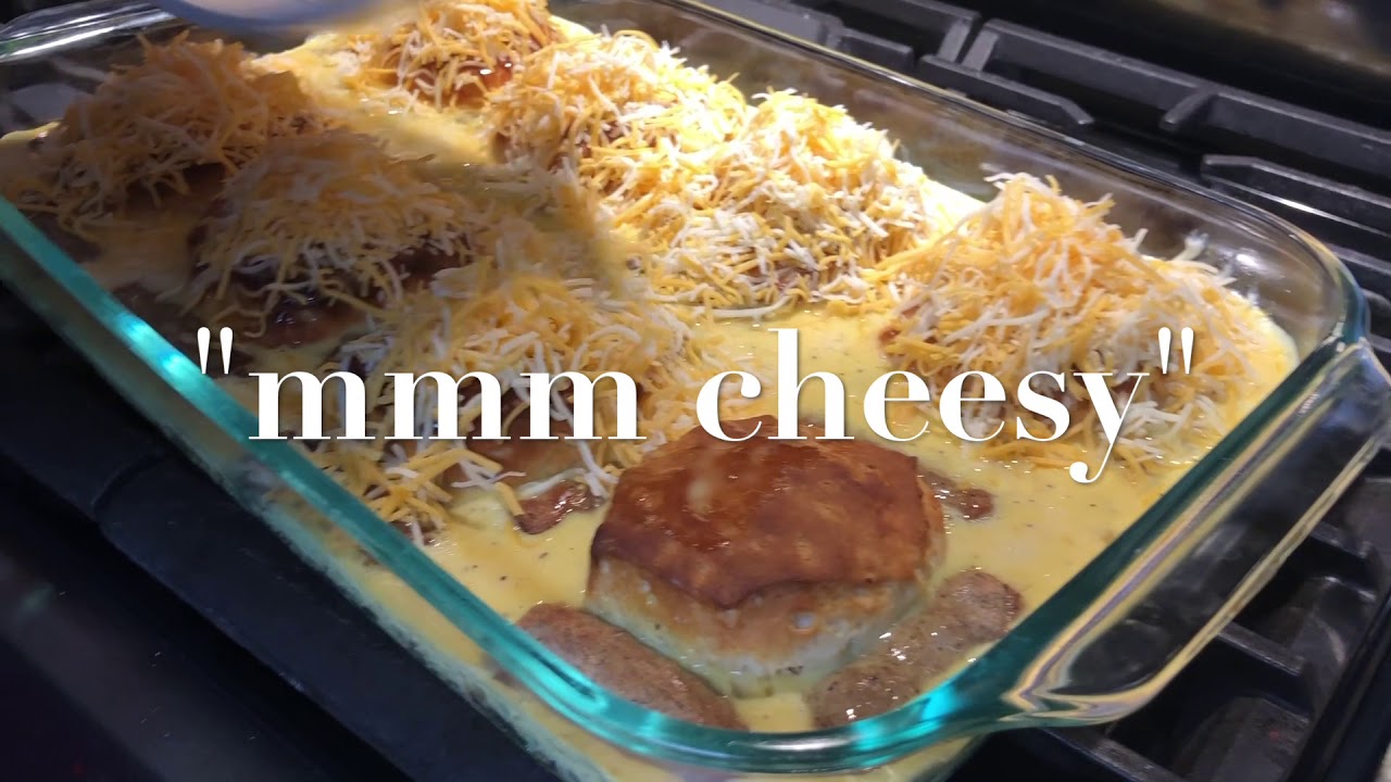 BIG FAT Delicious Breakfast Biscuit - YouTube