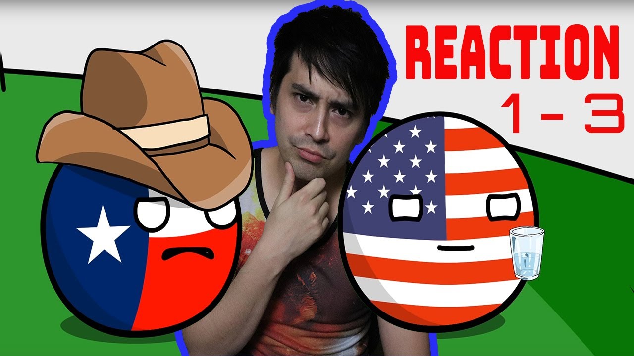 U.S. American Texan reacts to Countryballs | No Idea Animation ...