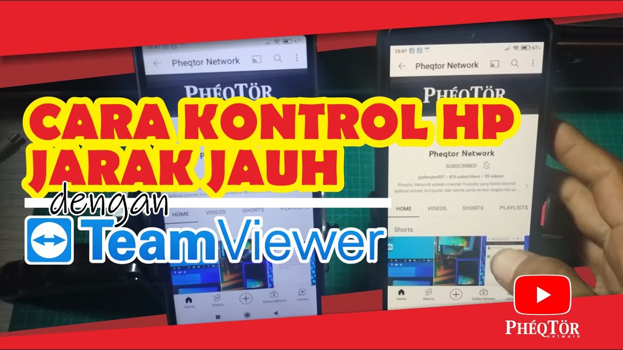 Cara Mengontrol HP Android Jarak Jauh | TeamViewer - YouTube