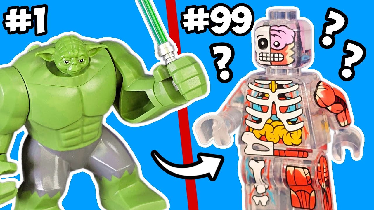 100 Ways To Build CURSED LEGO Minifigures... | Brick Finds & Flips