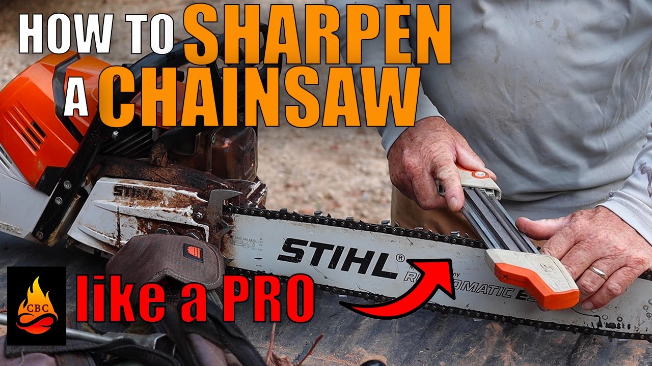 How to Sharpen Your Chainsaw Chain Like a Pro! - YouTube