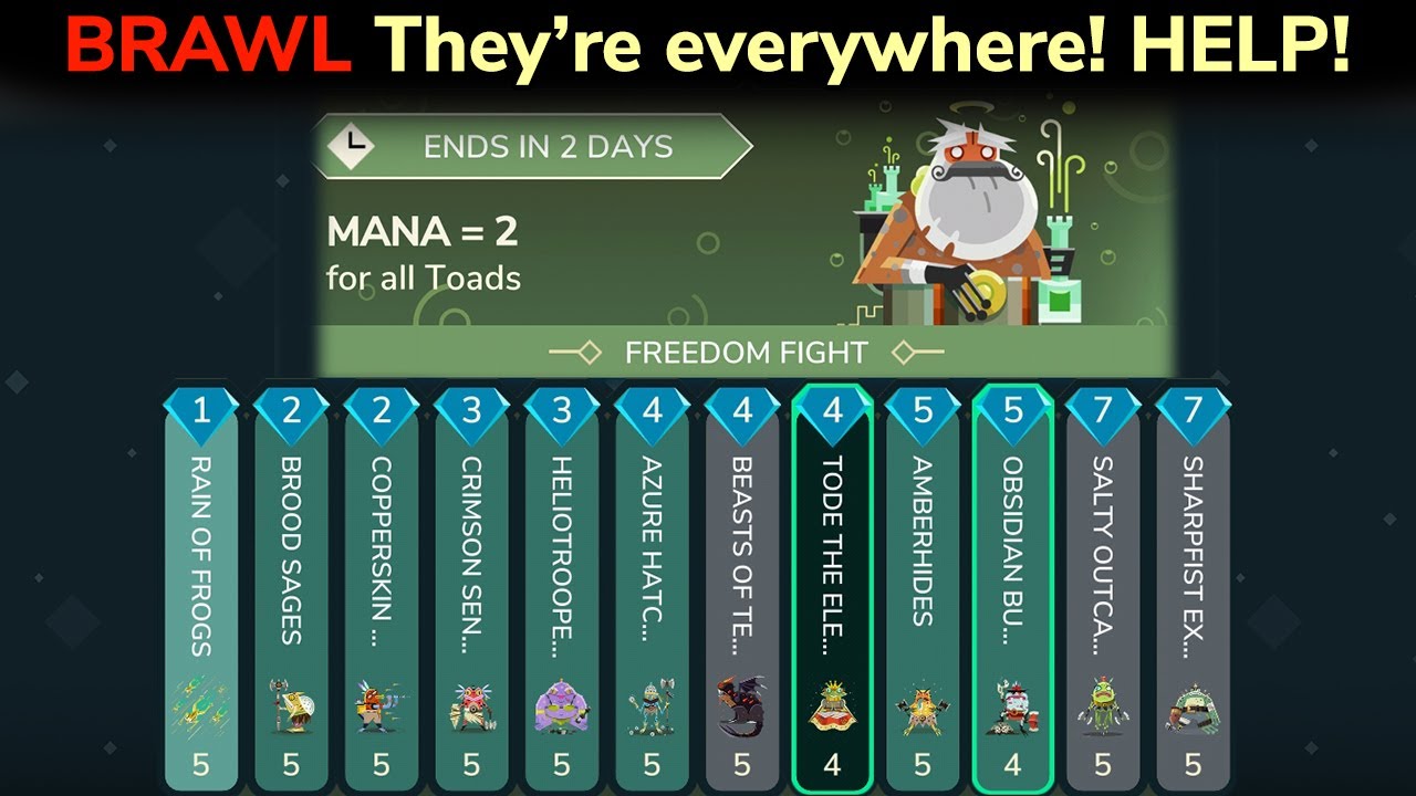 Brawl Toads | Getting to know all the Toads ~Stormbound - YouTube