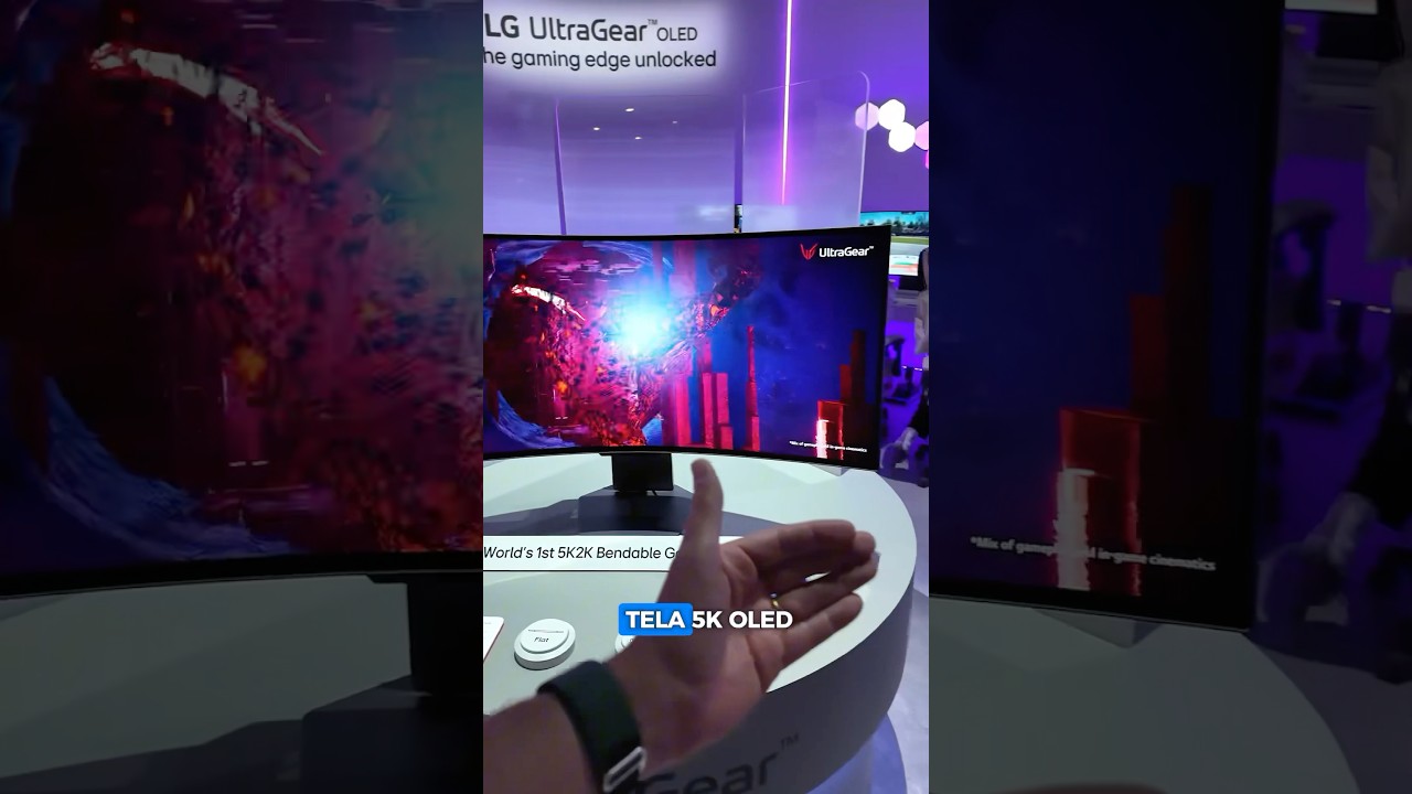 E esse monitor animal que a #LG apresentou na #CES2025 hein?! #Monitor ...