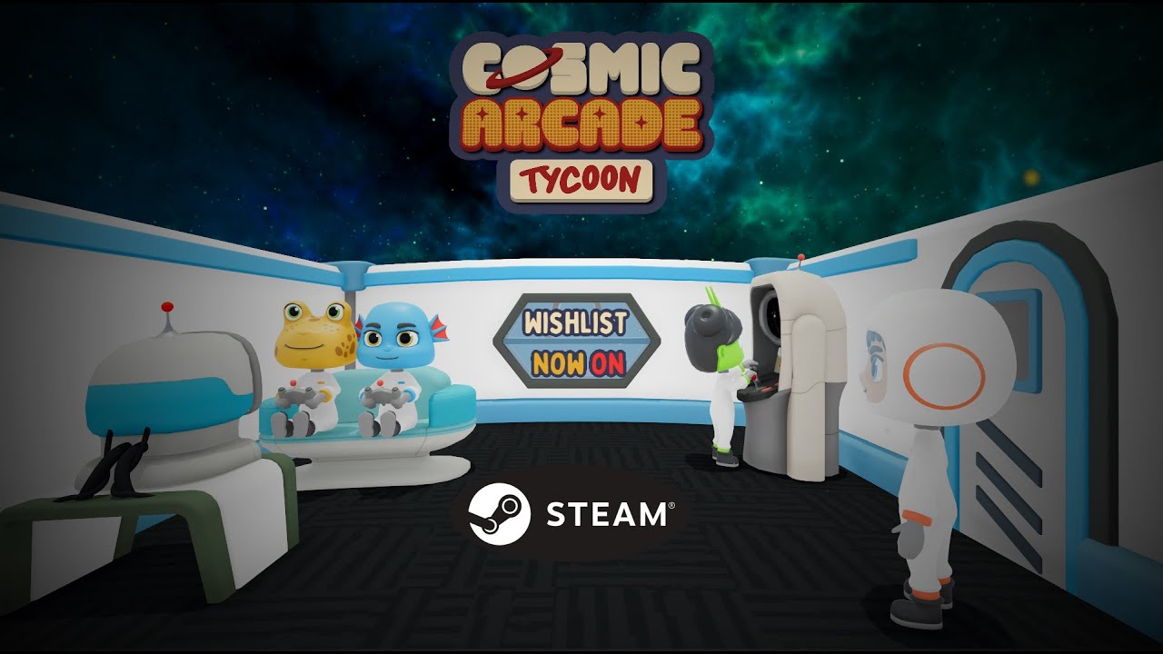 Cosmic Arcade Tycoon - Reveal Trailer - YouTube