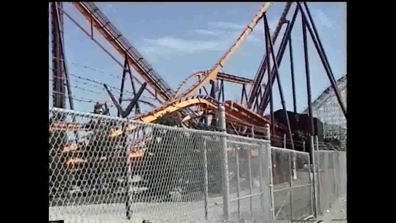 raging bull six flags great america - YouTube