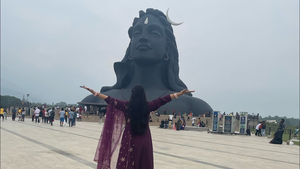 Isha yoga centre || Adiyogi Coimbatore tour guide || Adiyogi darshanam ...