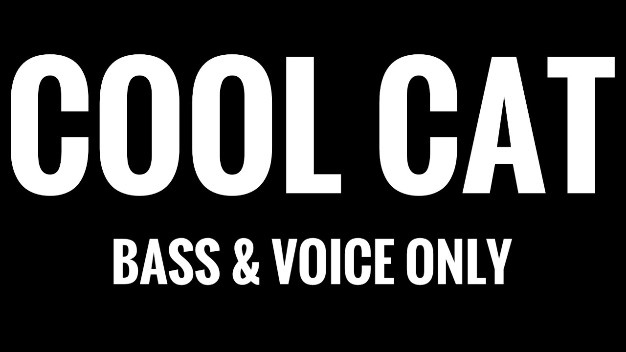 Queen - Cool Cat (BASS & VOICE ONLY) - YouTube