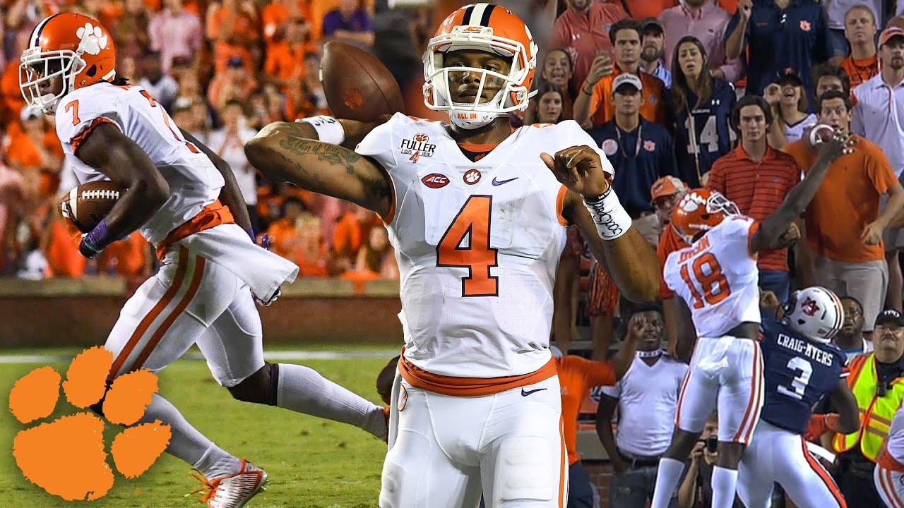 Clemson's Top 3 Plays vs. Auburn - YouTube