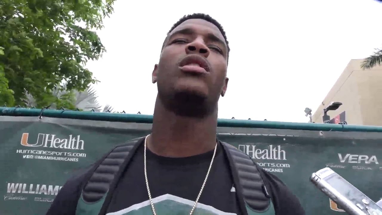 Deon Bush - Last Spring Practice (March 26) - YouTube