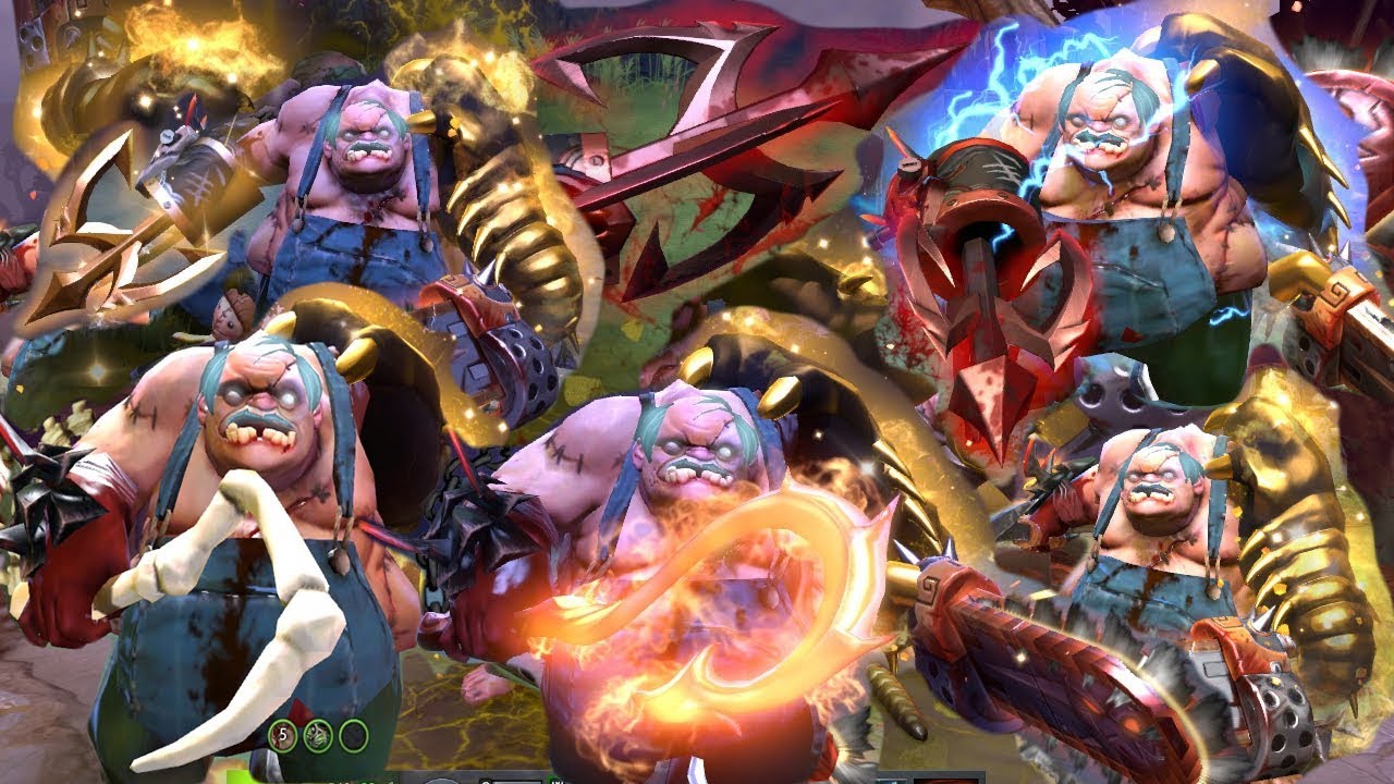 Best Pudge Top Hook with Expensive Mix Set (Scorching Talon-Dragonclaw ...