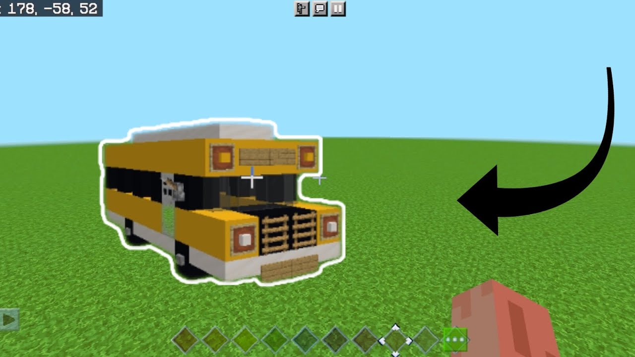 How to make a school bus in Minecraft - YouTube