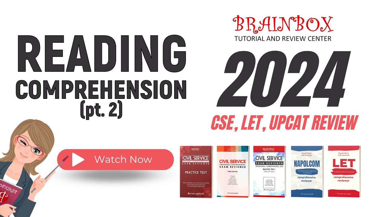 Reading Comprehension (pt. 2) - English Module (Part 43) | Civil ...