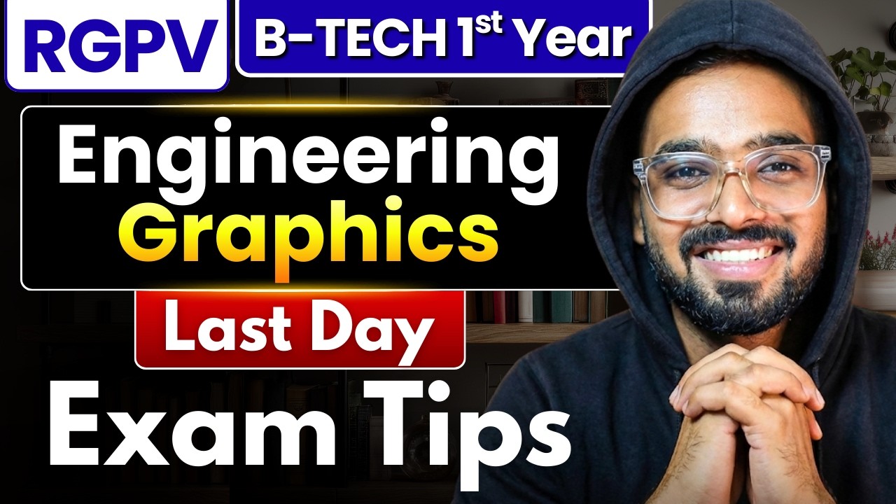 Engineering Graphics Last Minute Preparation Tips | RGPV 1st year B ...