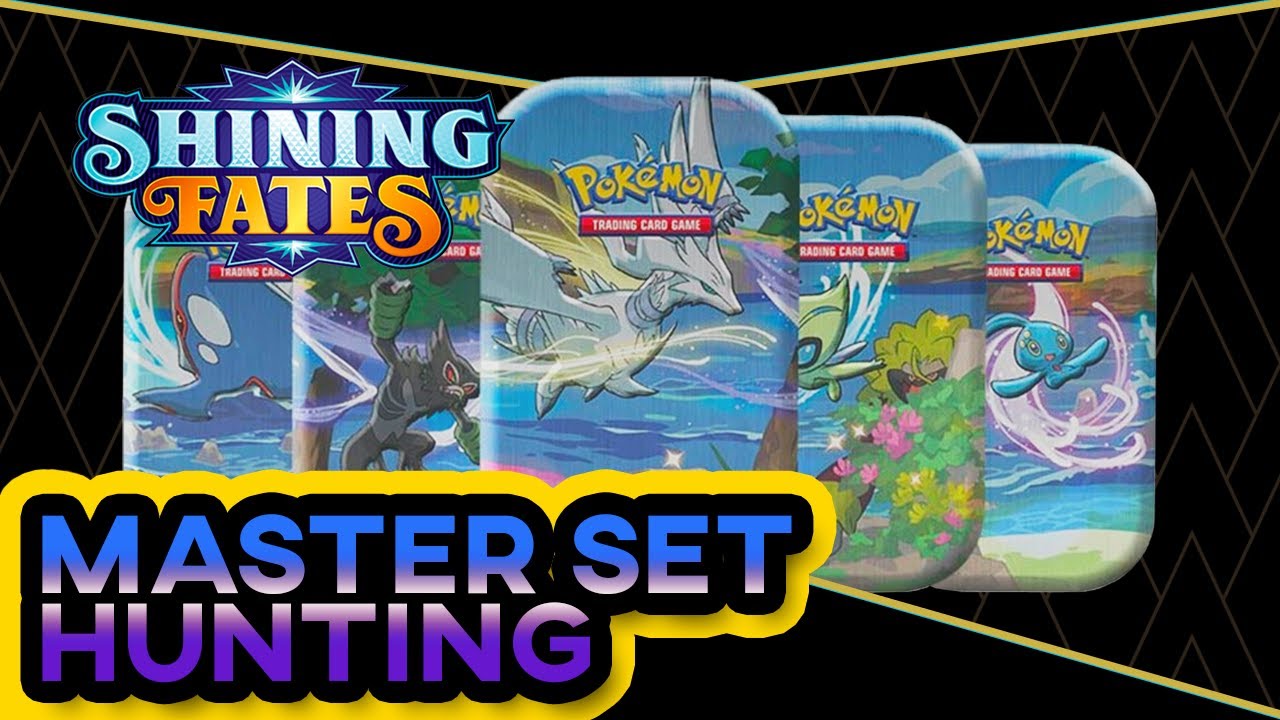 Pokémon TCG - Shining Fates - MASTER SET HUNTING! - YouTube