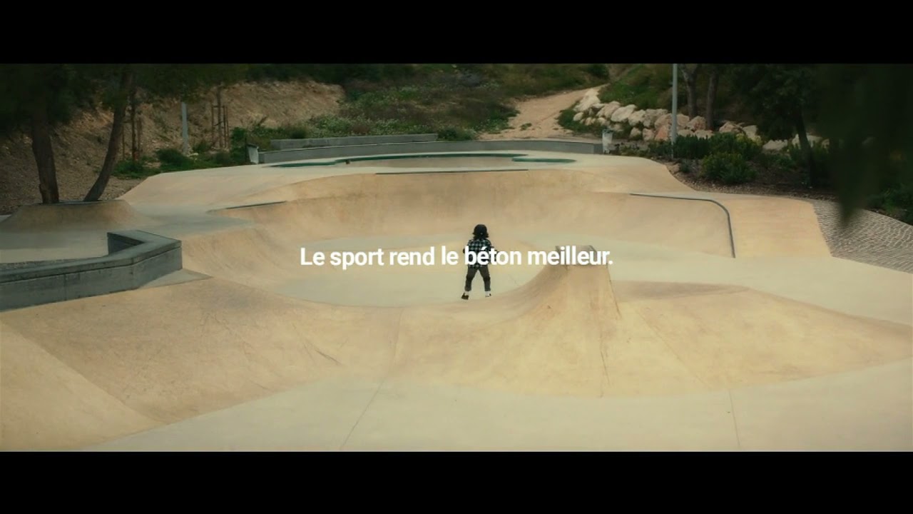 Décathlon "le sport rend le béton meilleur" Pub 12s - YouTube