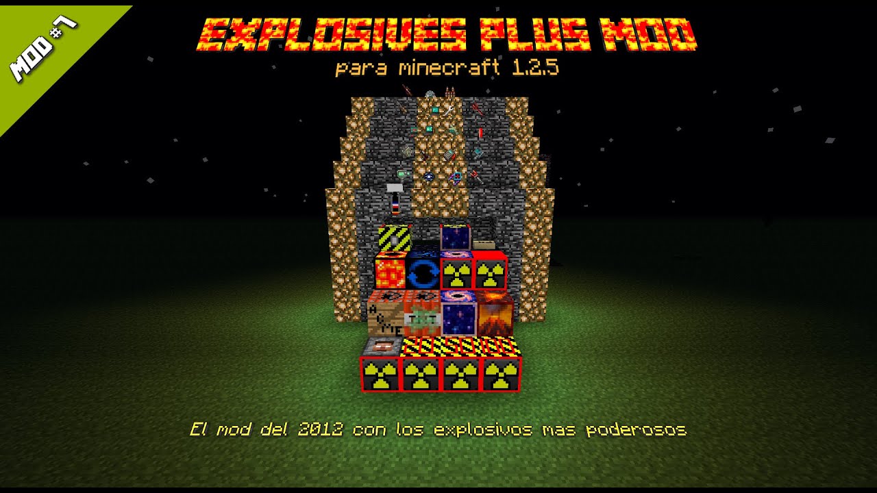 Explosives plus mod para minecraft 1.2.5 - YouTube