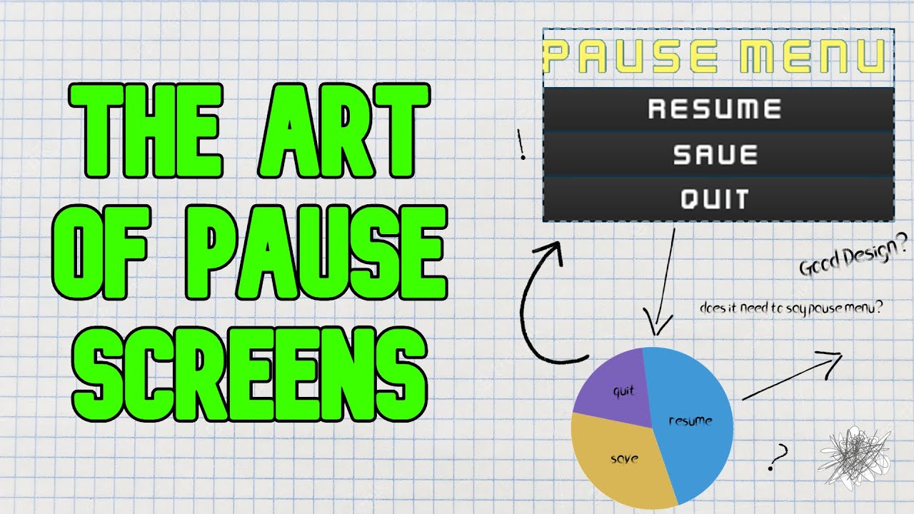 The Art Of Pause Screens - YouTube