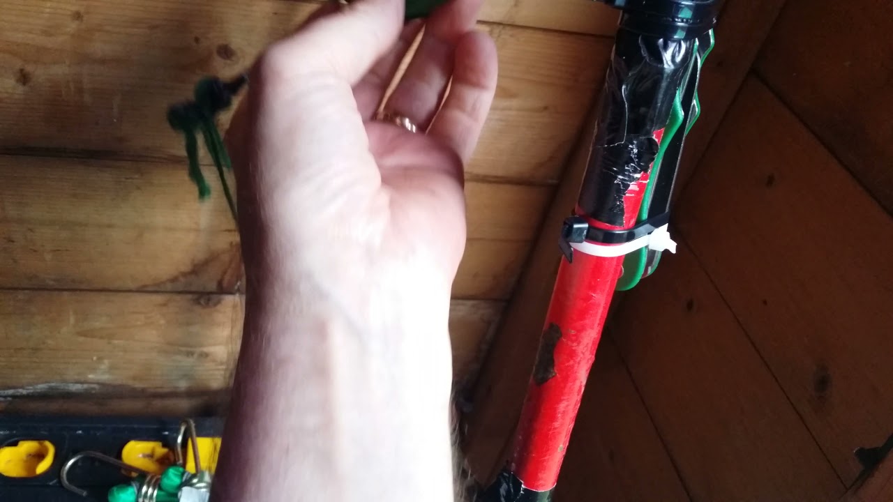 Diy long reach tree branch cutters - YouTube