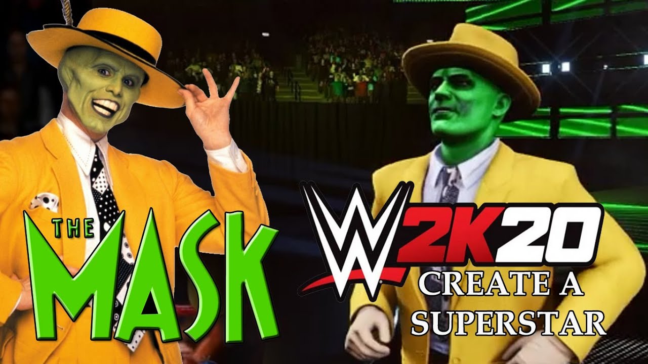 WWE 2k20 Jim Carrey The Mask - Create a Superstar - YouTube