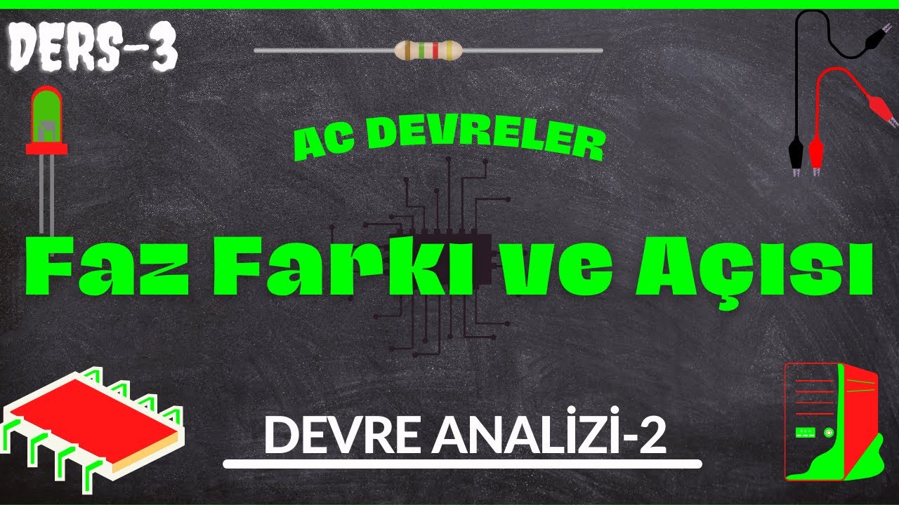 3) Faz farkı nedir, faz açısı nasıl hesaplanır? - YouTube