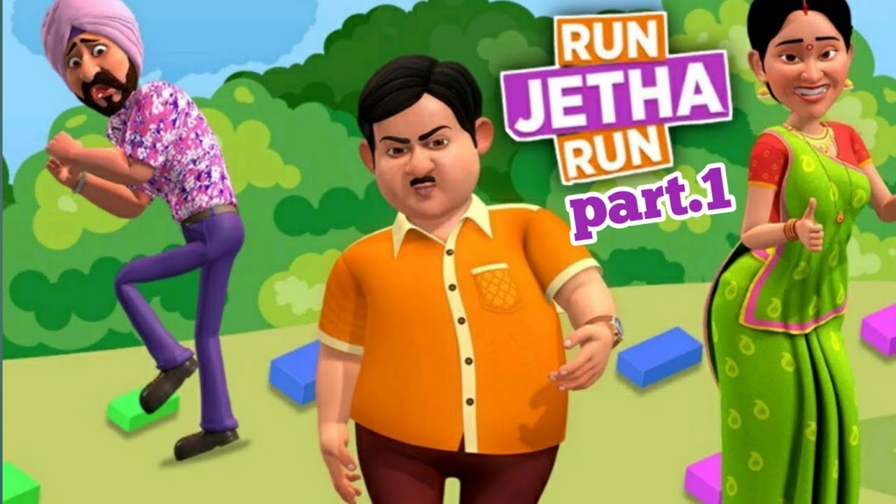 run jetha run game | jethalal new episode 1. 2024 | #cartoon #jetalaal ...