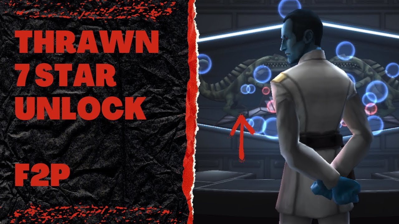 Grand Admiral Thrawn Legendary Unlock in SWGOH F2P - YouTube
