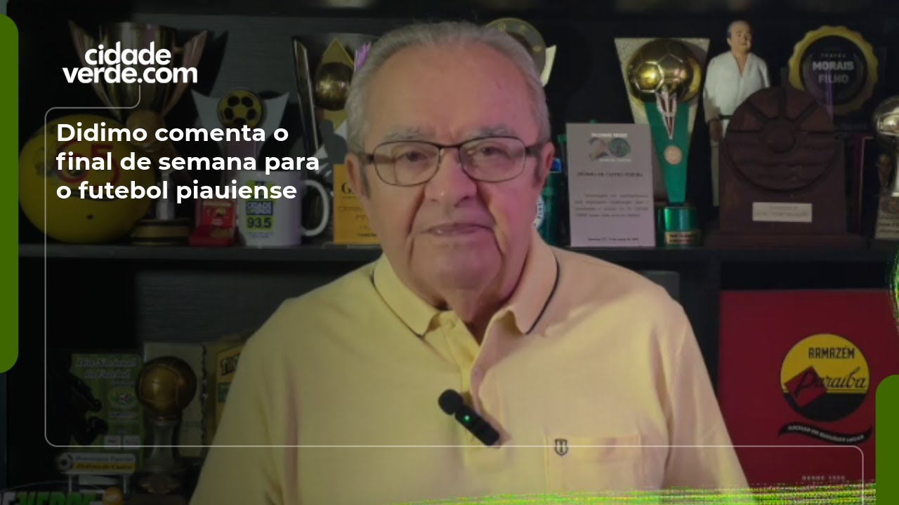 Didimo comenta o final de semana para o futebol piauiense - YouTube