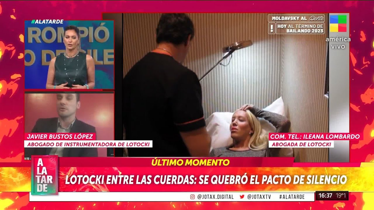 TENSO CRUCE entre la ABOGADA de ANÍBAL LOTOCKI y el ABOGADO de su INSTRUMENTADORA - YouTube