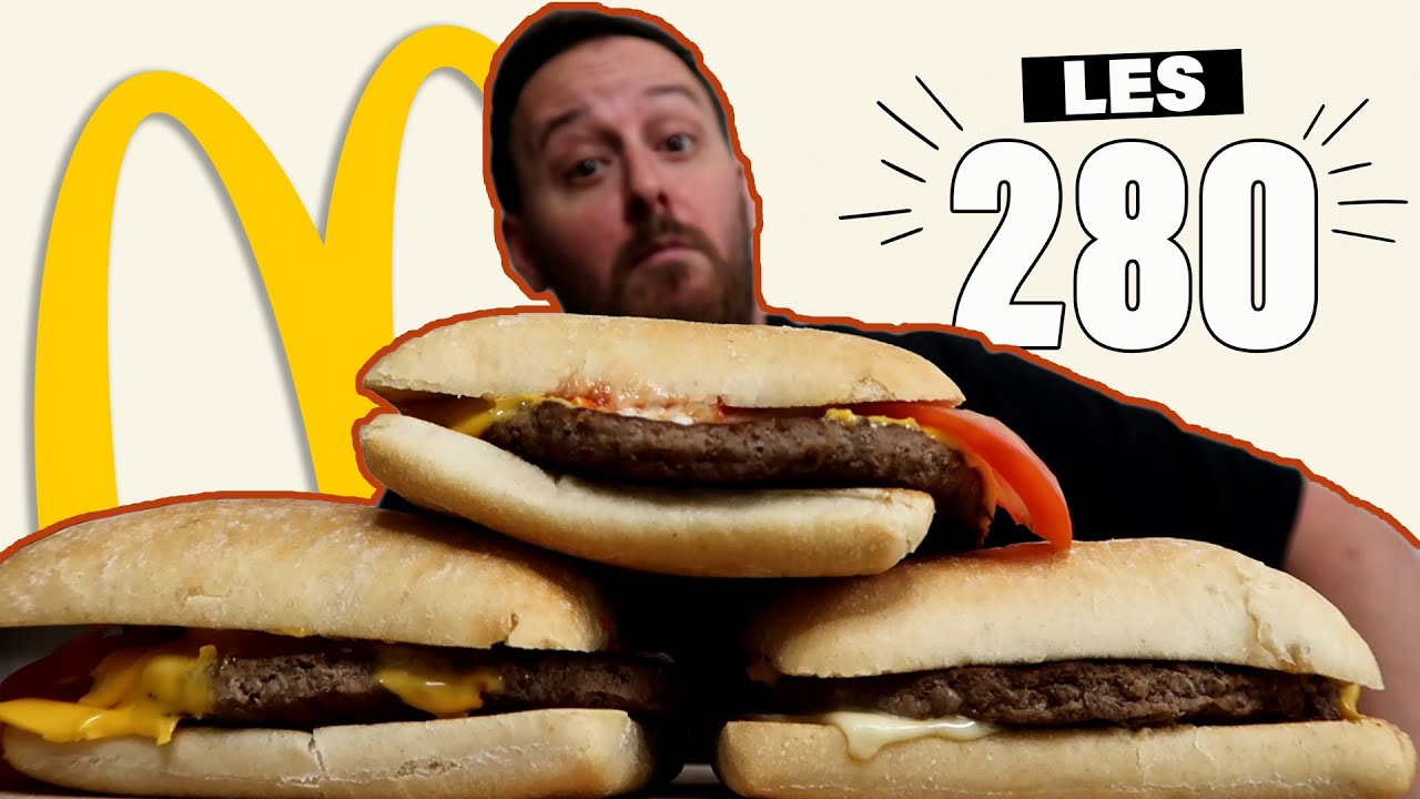 LES 280 ON TESTE TOUS LES 280 DE CHEZ McDO (Dégustation McDonald's ...