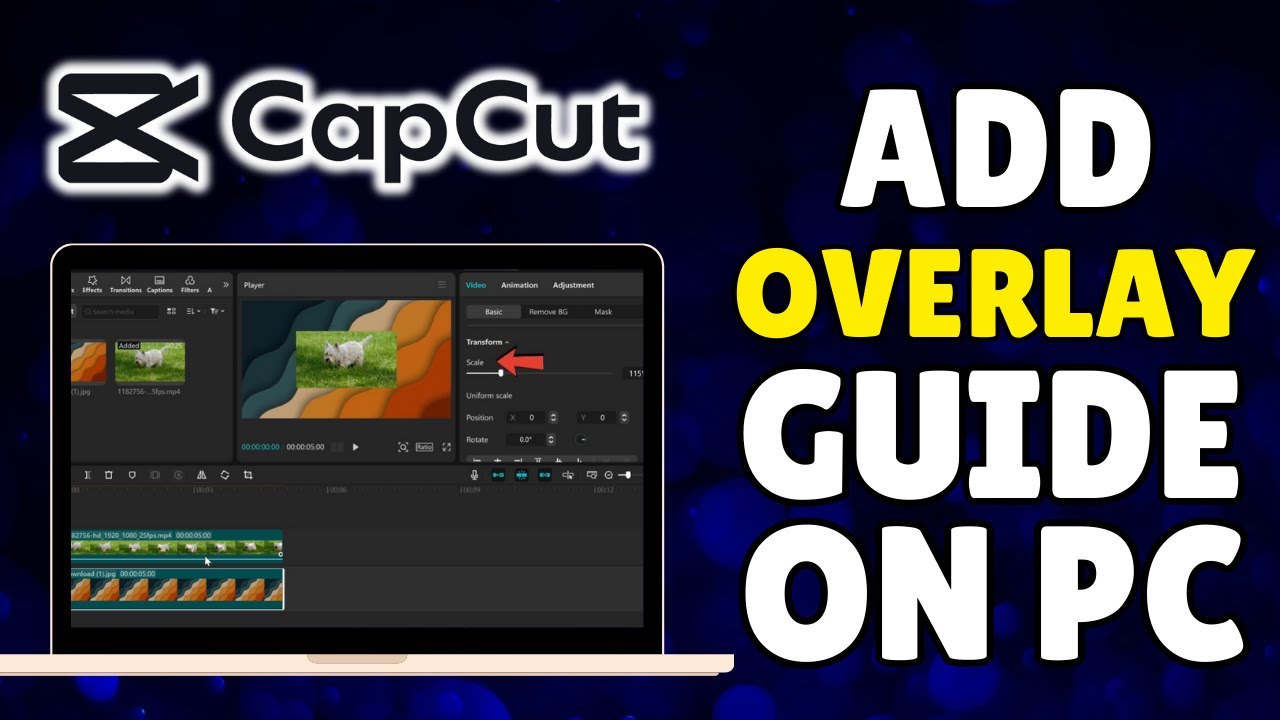 How to Add Overlay in Capcut PC (2025) - YouTube