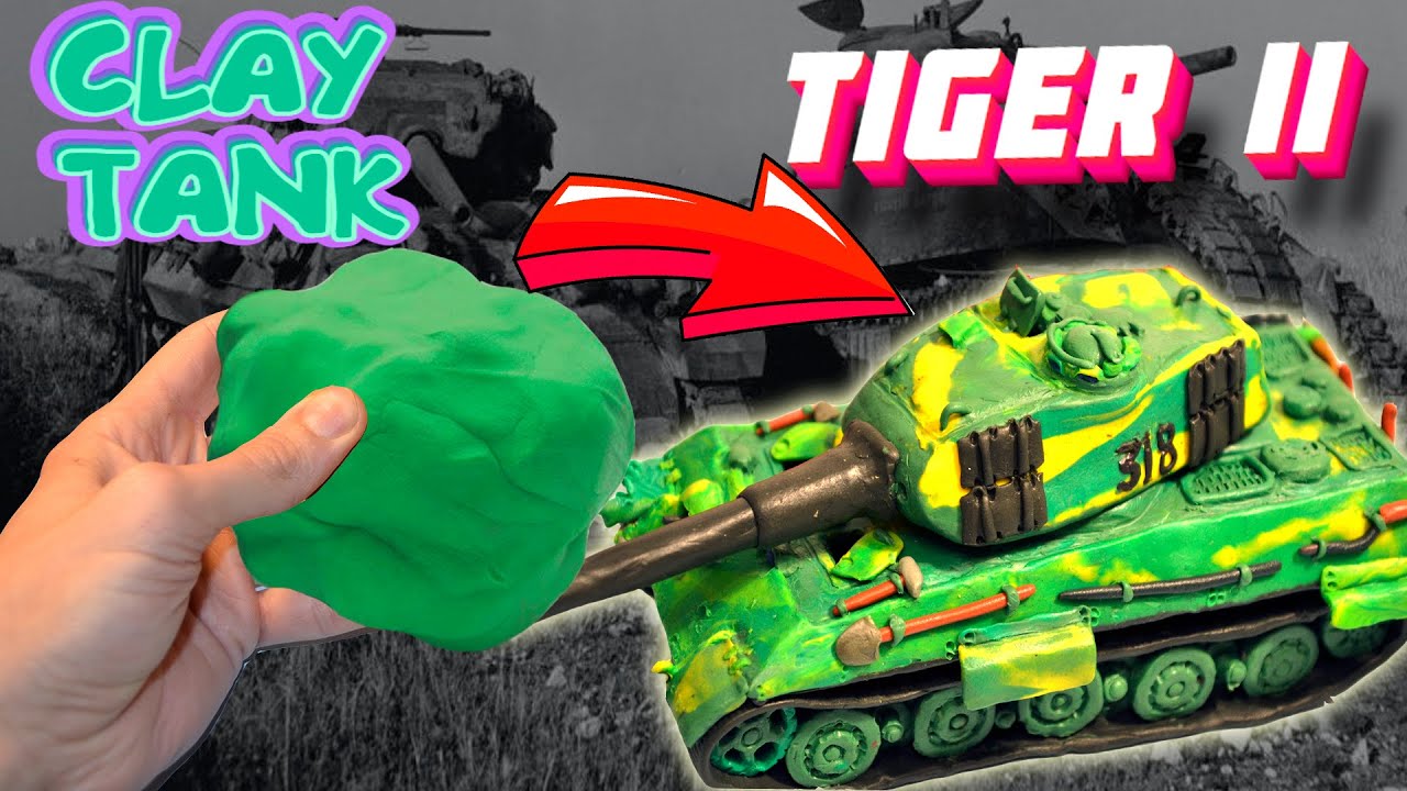 Tiger 2 Best heavy tank of WW2. Making Tiger 2 (P) with Porsche turret ...