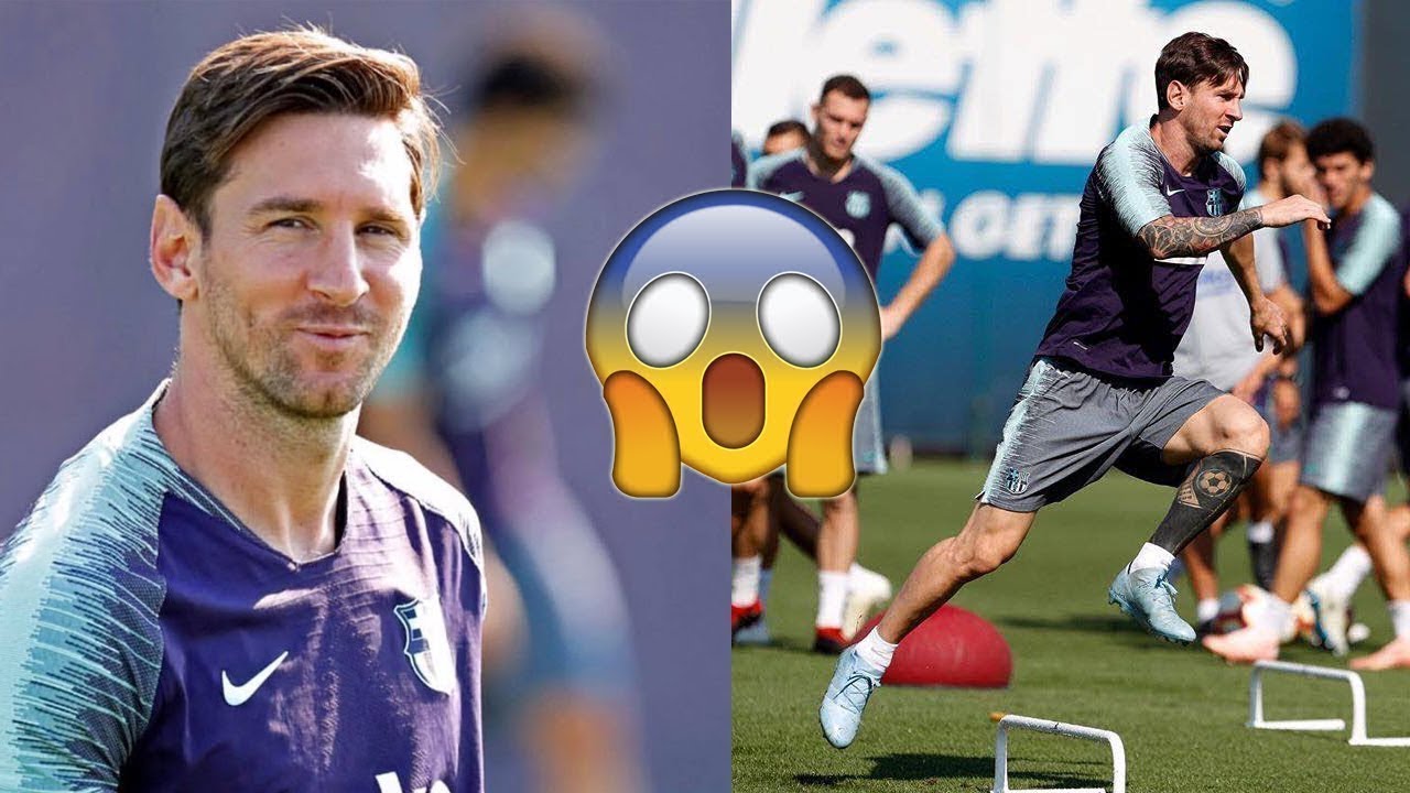 see Messi shave his beard 2018 messi new look - YouTube