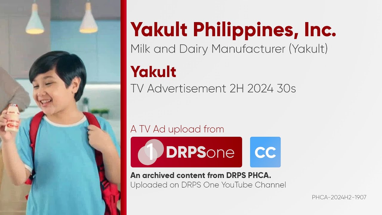 Yakult TV Ad 2H 2024 30s (Philippines) [CC] - YouTube