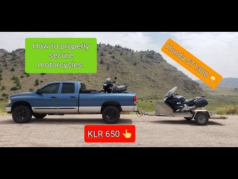 How to Transport Motorcycles - Non CDL Hotshot Hauling - YouTube