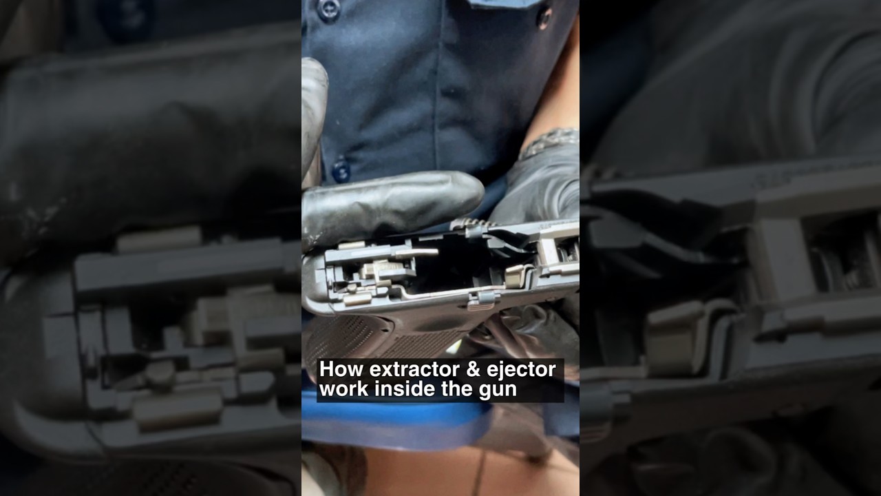 How extractor and ejector work inside the gun #gun #firearms #gunsmith ...