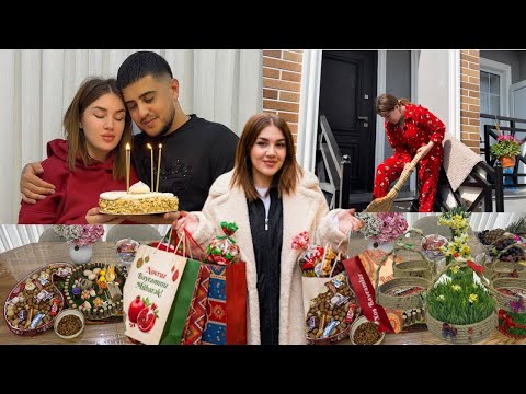 15 MART 7 İLİMİZ TAMAM OLDU 😍 BAYRAM BAZARLIQI ETDİK BALDIZIMLA EVLERİ DERİNEN TEMİZLEDİK 🌸