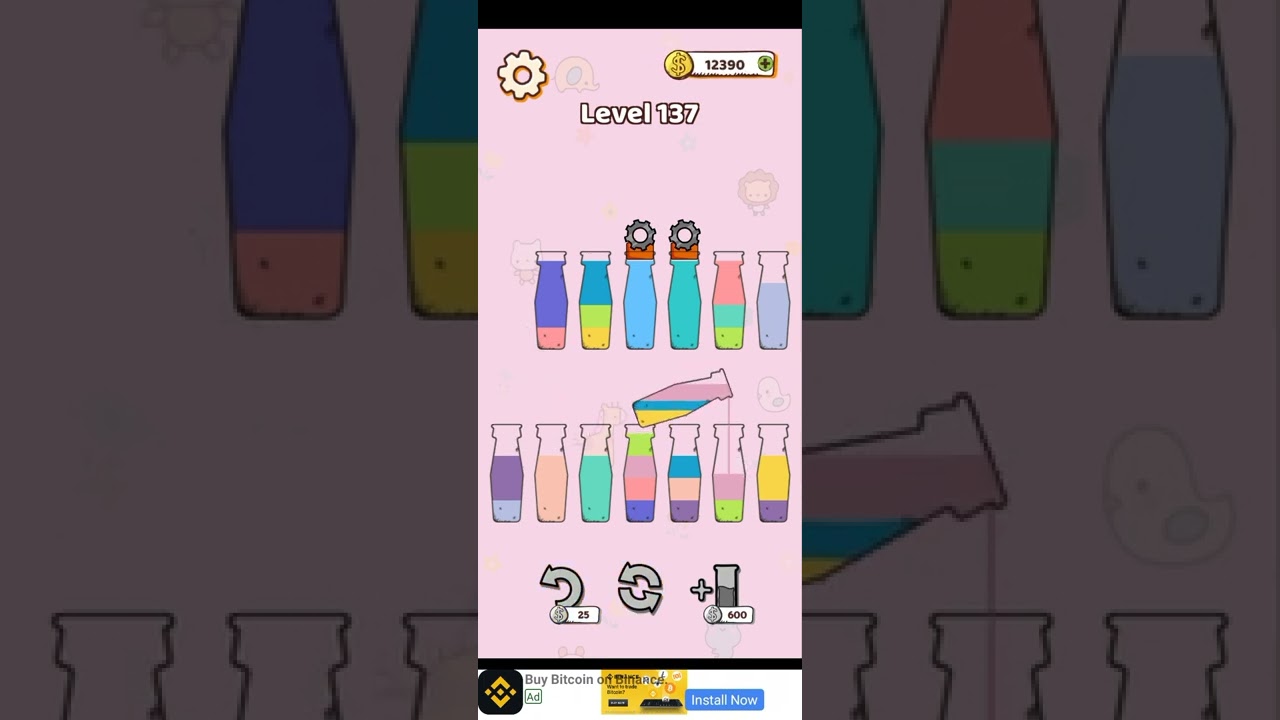 How to complete Drink sort master normal mod Level 137 - YouTube