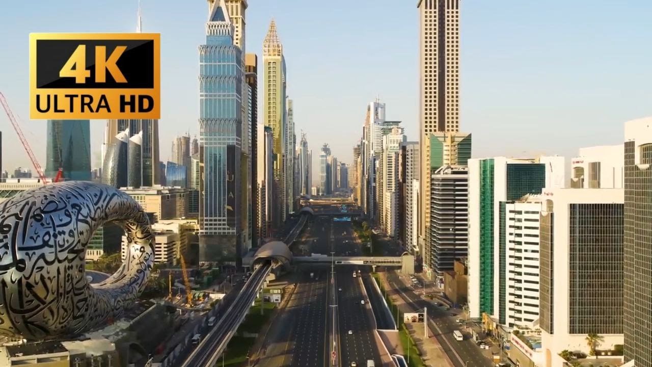 Dubai Skyscrapers | 4K | No Copyright | Stock Video - YouTube