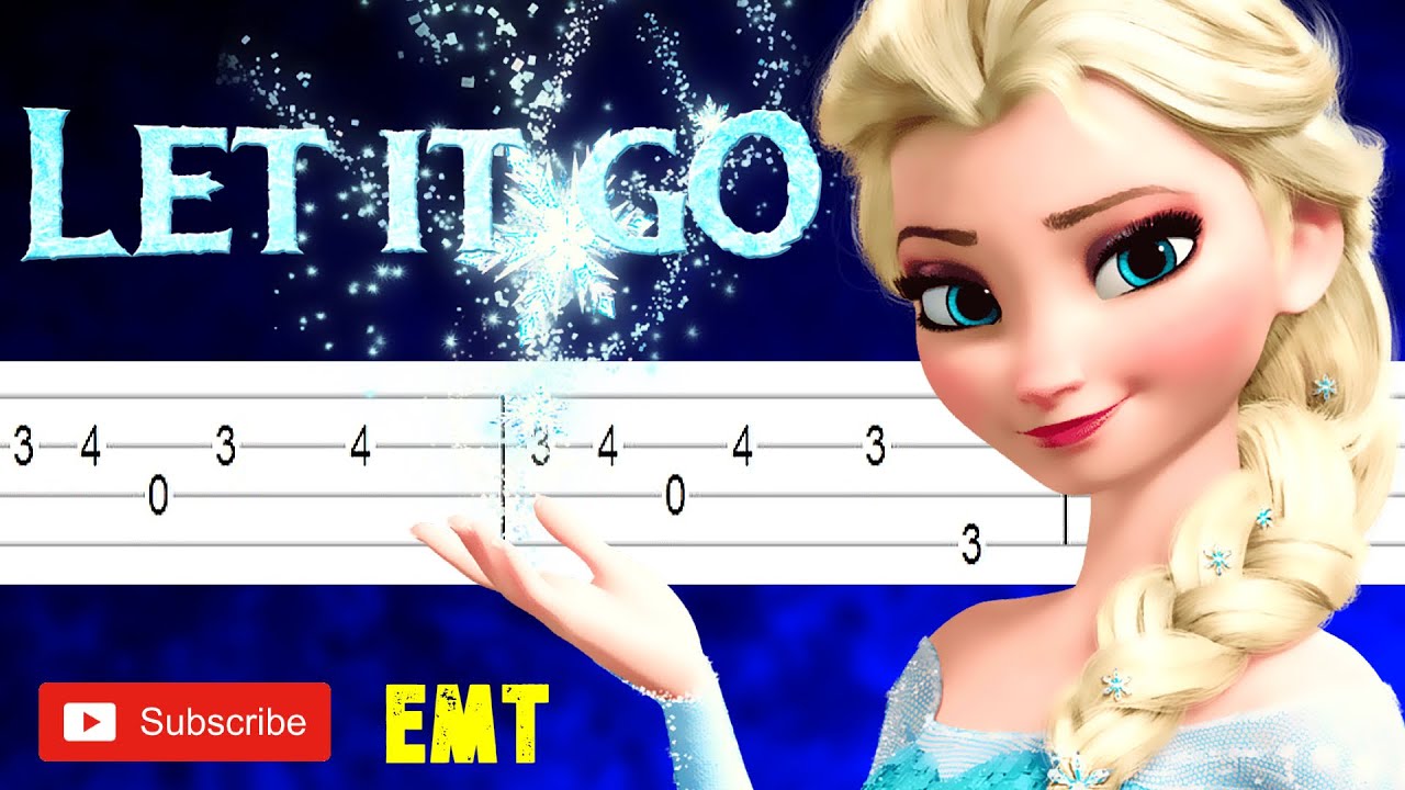 "Let It Go" (Frozen) - EASY Ukulele Tutorial - Learn How to play Disney ...