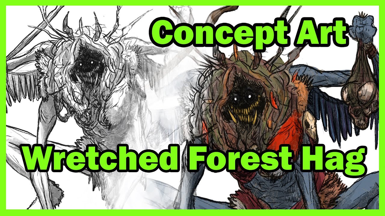 Wretched Forest Hag (Concept Art Prompt) - YouTube