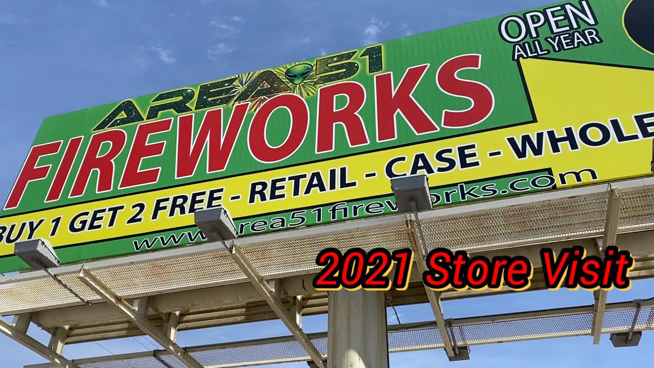 Area 51 Fireworks 2021 | Alien Fireworks Store Visit - YouTube