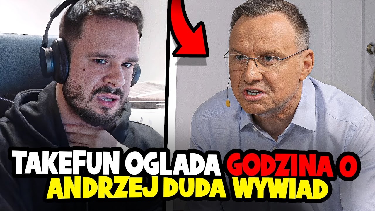 TAKEFUN OGLĄDA WYWIAD ANDRZEJ DUDA - STANOWSKI I MAZUREK - YouTube