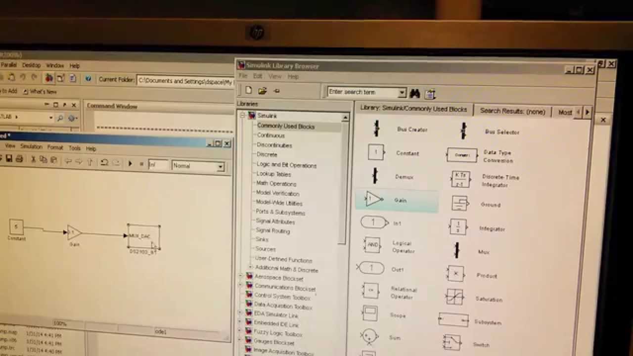 dSPACE Tutorial 1 (Sending Signal) - YouTube