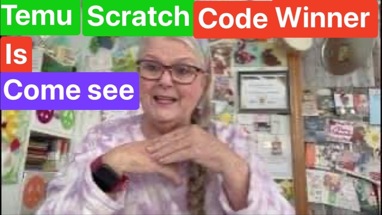 The winner of #temu scratch code is?? Come see - YouTube