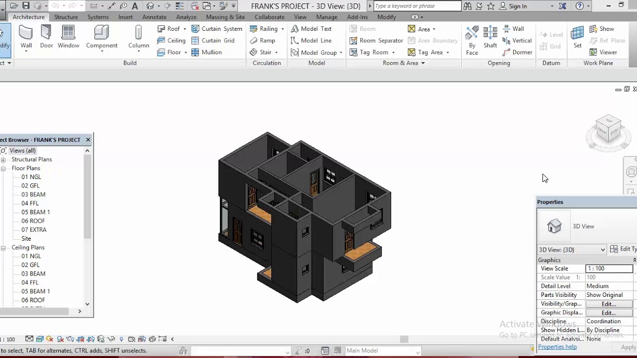 LESSON 11- How to Create Curtain Walls (Part 2) - YouTube