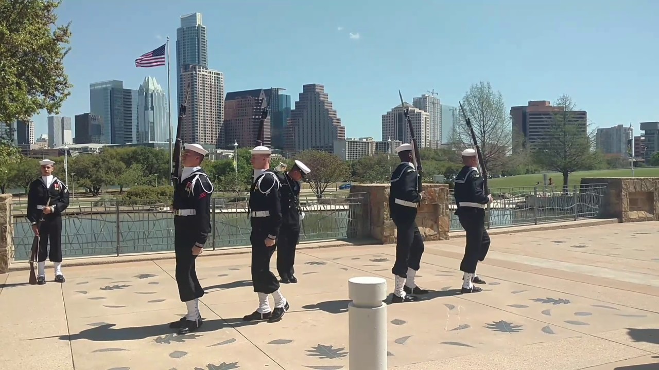 Navy Drill Team 4 Man in Austin, Texas - YouTube